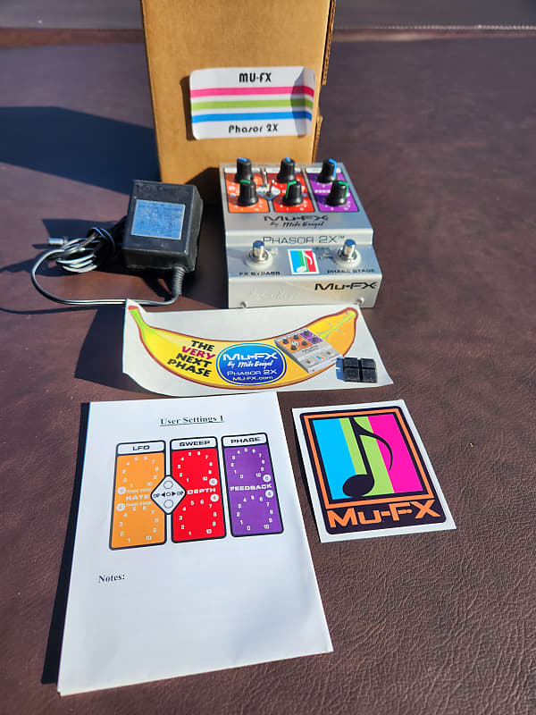 Mu-Fx Phasor 2x Etched Edition Beigle Sound Labs Mutron Mu | Reverb