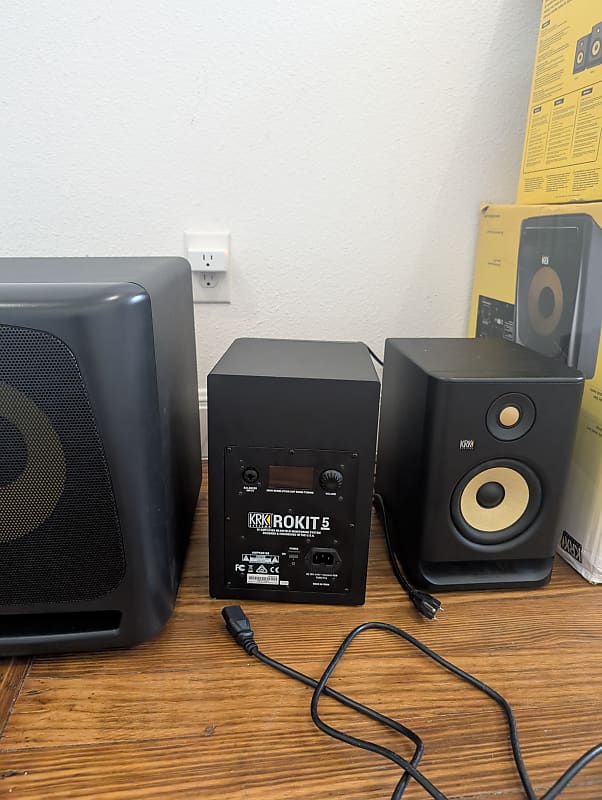 KRK Rokit 10s sub and 2 6 tops | Reverb