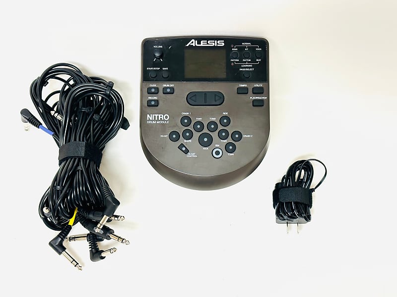 Alesis Nitro Module Brain with Cables and Mount Plate | Reverb