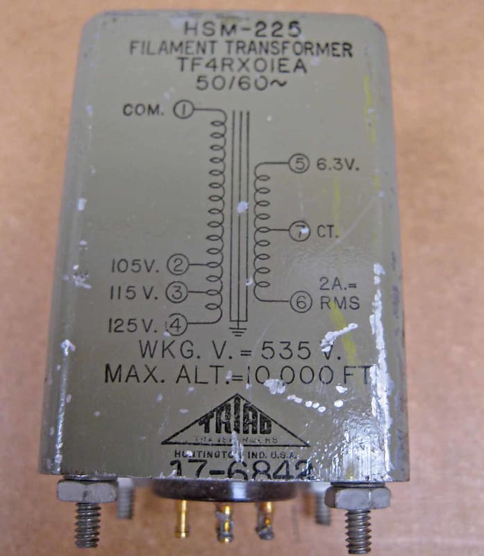 Triad HSM-225 Filament Transformer | Reverb