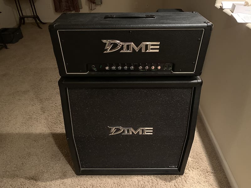 Dean Dime D100 Head with 4x12 cab- Black | Reverb