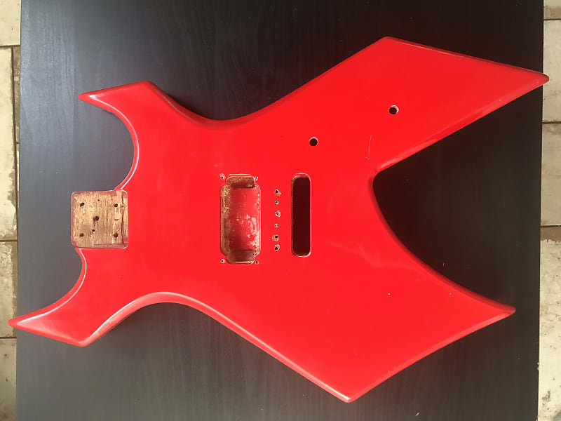 B.C. Rich Warlock body 1980’s - Red | Reverb