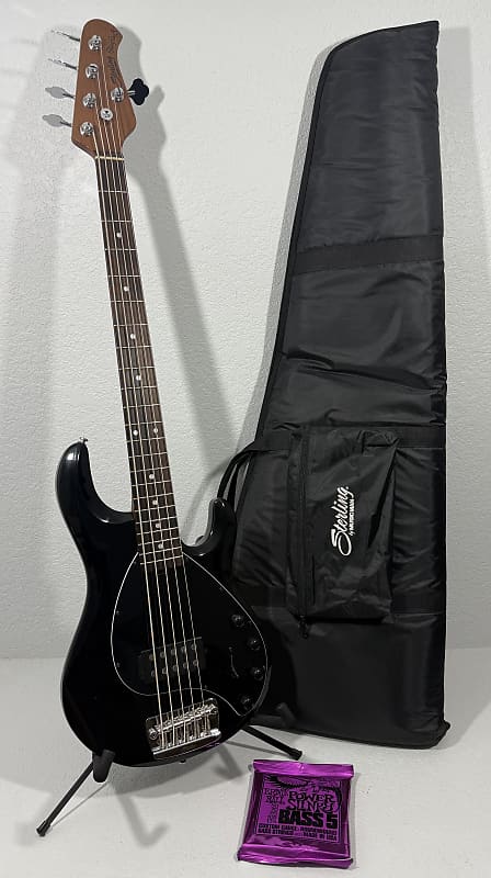 Sterling StingRay Ray35 Black Roasted Maple Neck Rosewood | Reverb