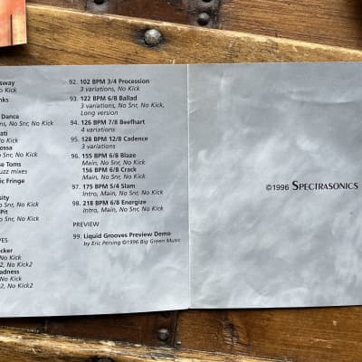 (18238) Spectrasonics Burning Grooves Roland Audio CDs BG1C & | Reverb