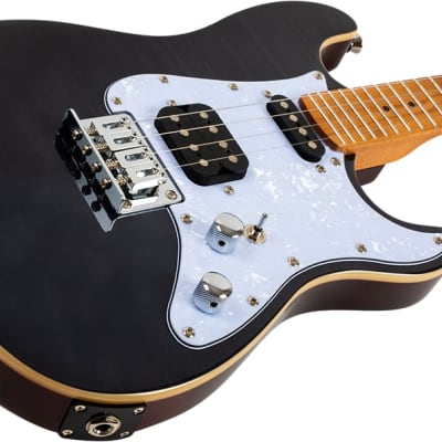 Flight Pathfinder Solid Body Transparent Black Electric Tenor | Reverb