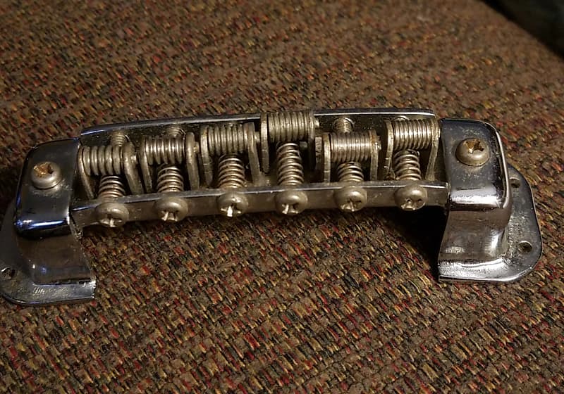 Teisco 6 String Bridge 60s Chrome | Reverb