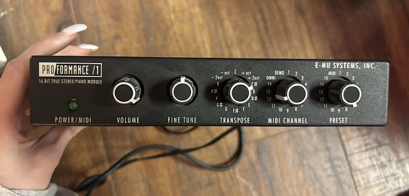 Proformance E-MU MIDI Piano Module | Reverb