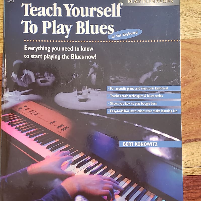 Teach Yourself To Play Blues at the Keyboard by Bert Konowitz | Reverb