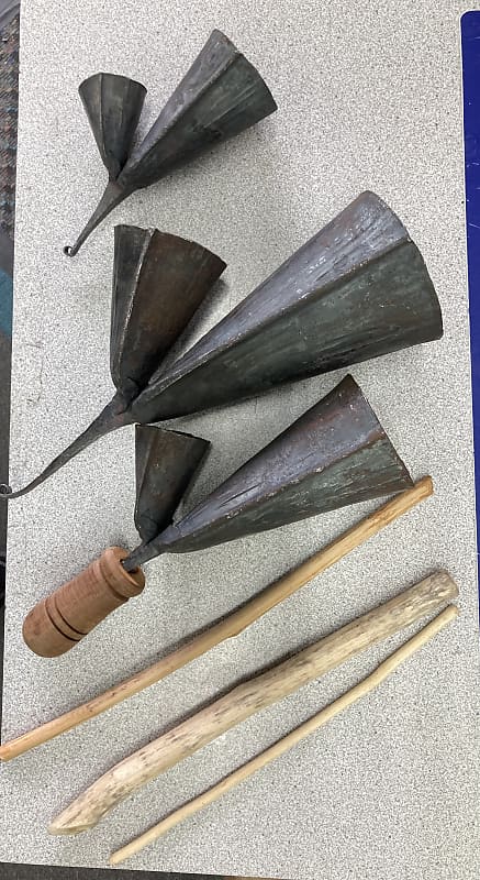 African Gankogui Bell Set from Ghana | Reverb