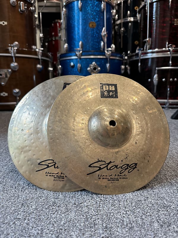 Stagg 10" Brilliant Finished Hi-Hats | Reverb
