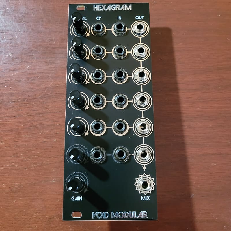 Void Modular Hexagram 6 channel VCA Mixer | Reverb