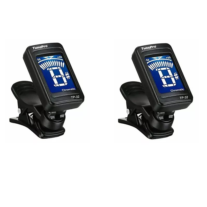 TunePro Instrument Tuner 2 Pack Chromatic Guitar Violin Banjo | Reverb