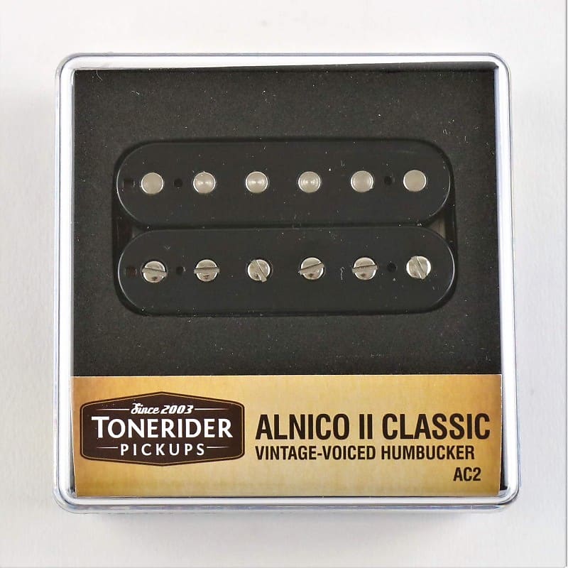 TONERIDER ALNICO II CLASSIC BRIDGE BLACK F-SPACED | Reverb