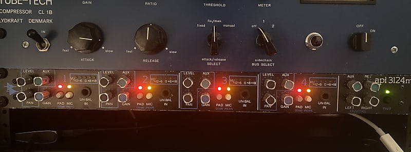 API 3124m 4-Channel Mic Preamp Mixer | Reverb