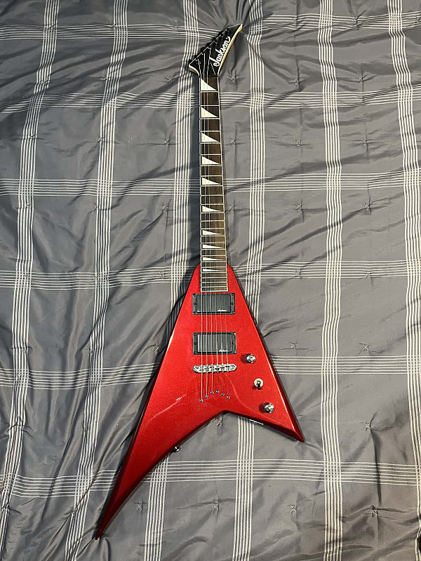 Jackson Rhodes V - Metallic Inferno Red | Reverb