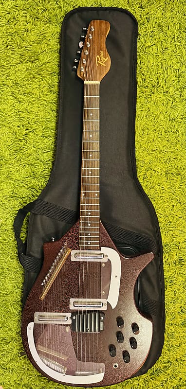 Rogue Sitar Guitar Red Crackle Finish | Reverb