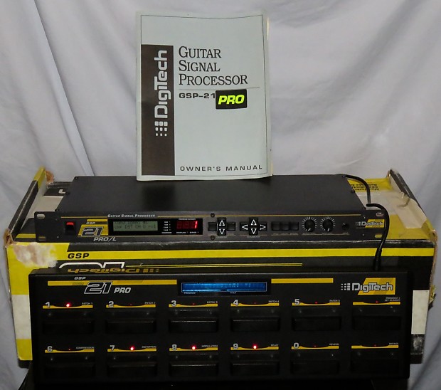 DigiTech GSP 21 Pro Legend Guitar Processor w/PedalBoard - in | Reverb