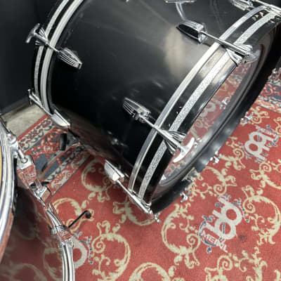 Ludwig 80's - Black Cortex drum set / shell pack | Reverb