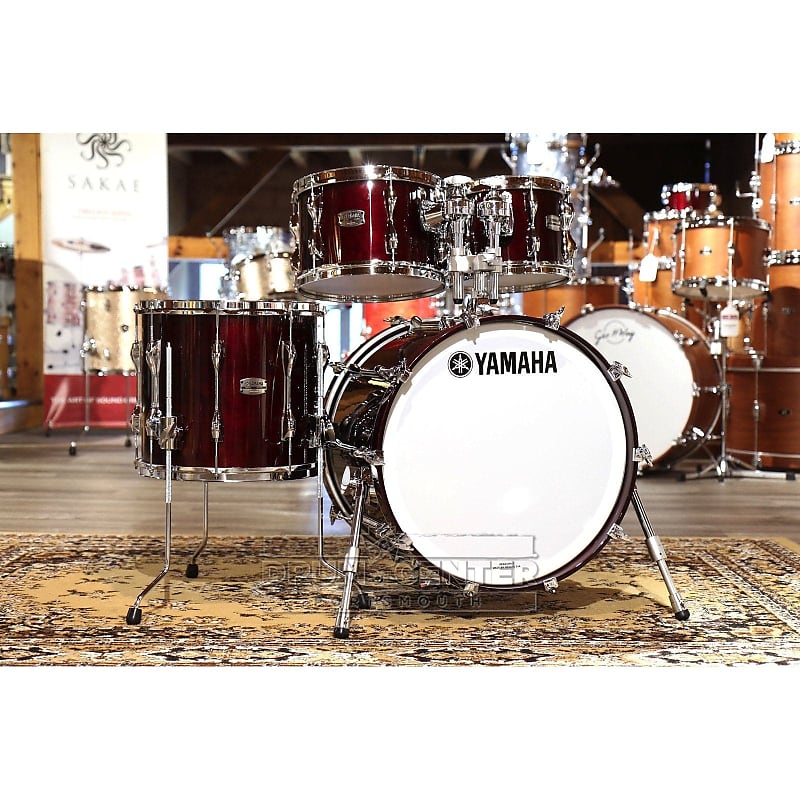 Yamaha Recording Custom 4pc Drum Set Classic Walnut | Reverb