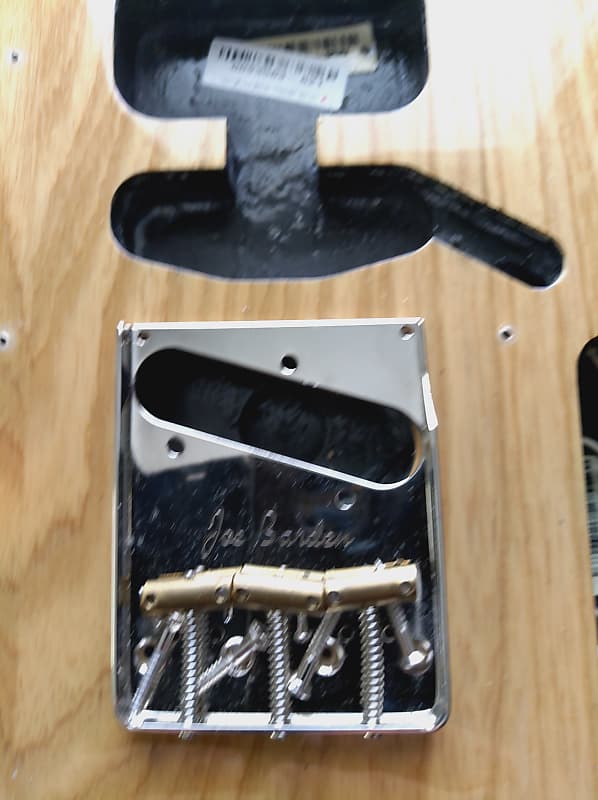 Joe Barden Standard Compensated Telecaster Bridge and Saddles | Reverb