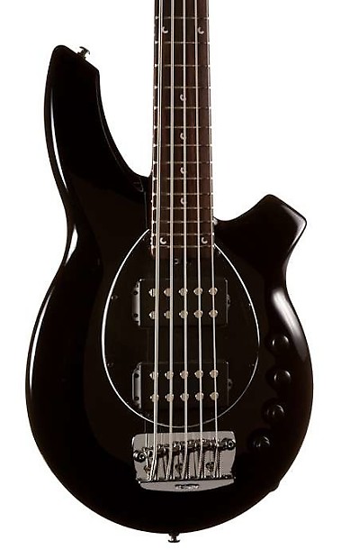 Music Man Bongo 5 HH 5 String Bass, Black | Reverb