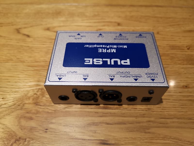 Pulse Mini Pre Amplifier - Blue / Silver | Reverb UK