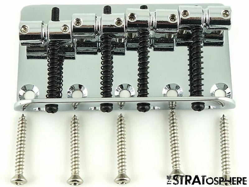 Fender 75th Anniversary Jazz J Bass 4-Saddle Standard BRIDGE, | Reverb