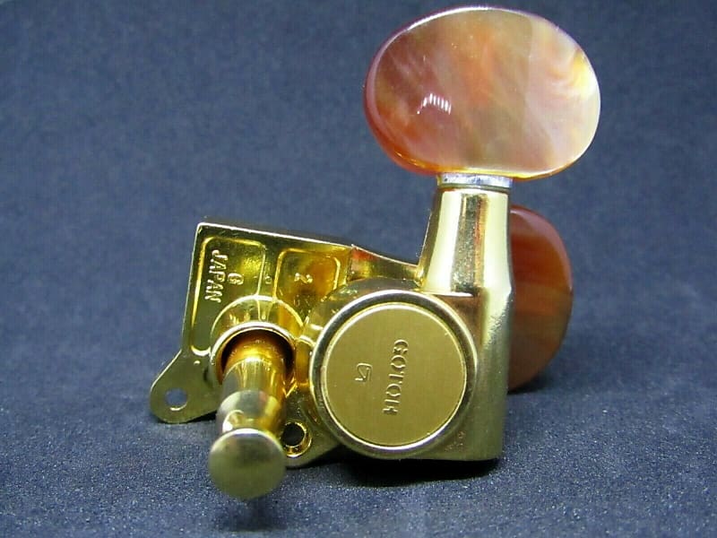 Single 1L Gotoh Logo Japan Guitar Tuner Tuning Key Machine | Reverb
