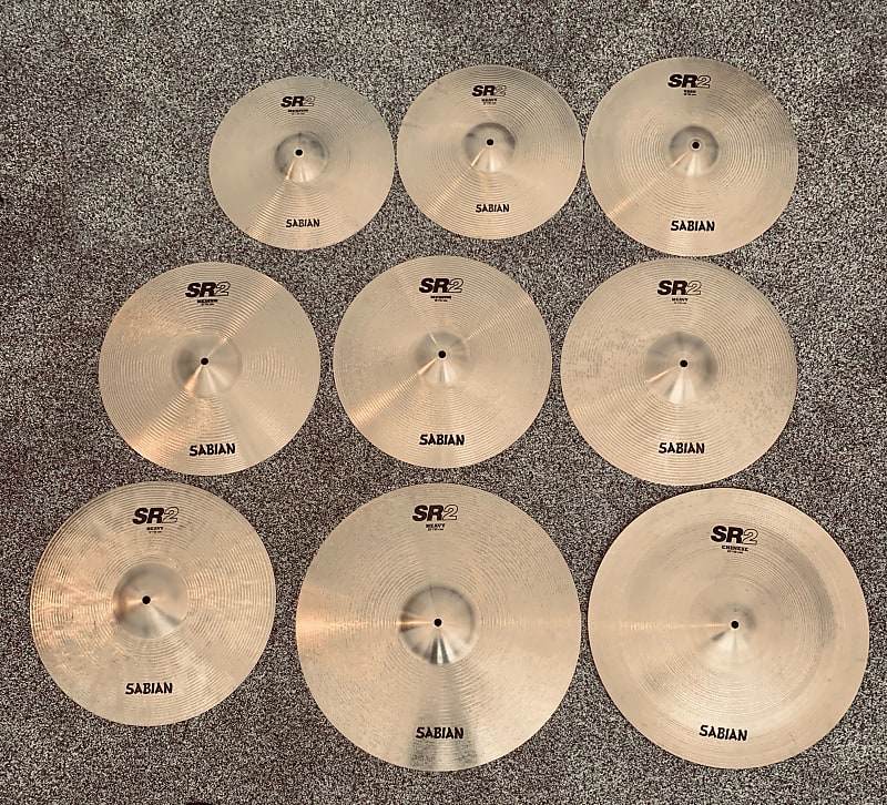 Sabian SR2 Cymbal Collection SAVE HUGE | Reverb
