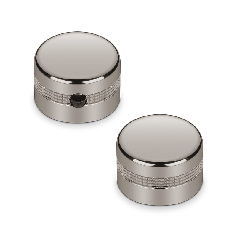 Schaller Germany Set of (2) 6mm Knurled Metal Speed Knobs, | Reverb