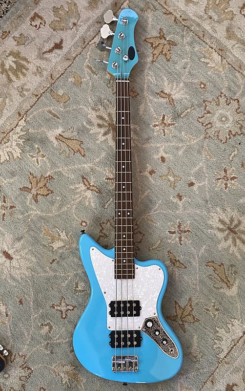 Stagg BM350 Jaguar Bass Eggshell Blue | Reverb