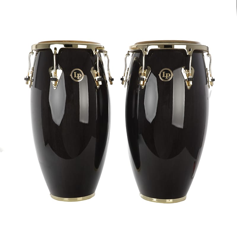 LP Matador Conga And Tumba Set, Siam Oak - Black With Gold | Reverb