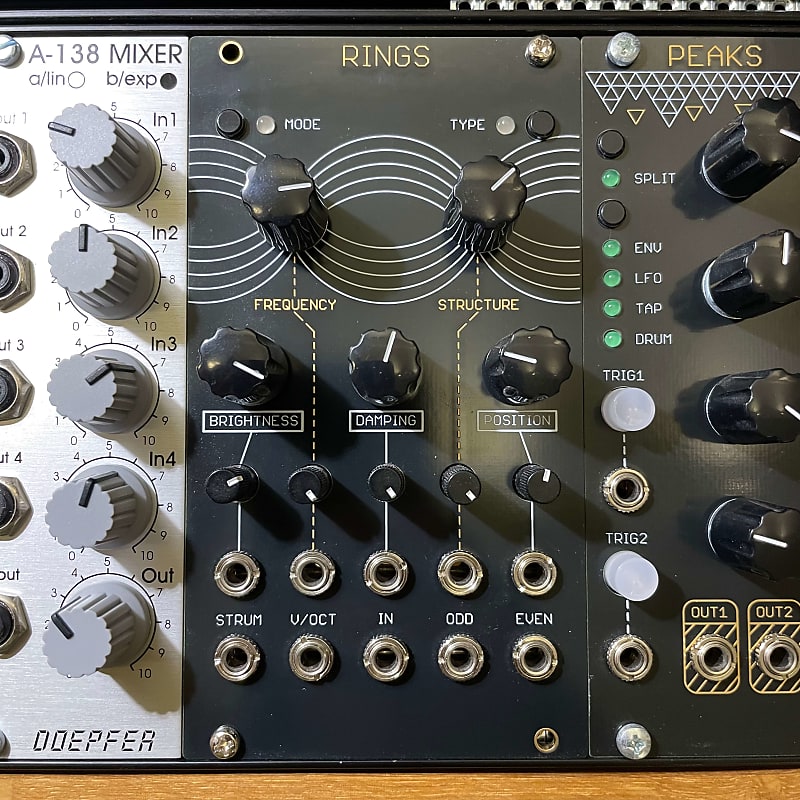 Mutable Instruments Rings Clone - Assembled from kit - Black | Reverb