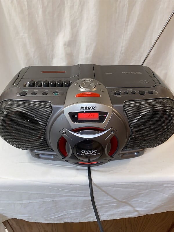 Sony CFD-G55 Cassette CD Player AM/FM Radio Boombox | Reverb