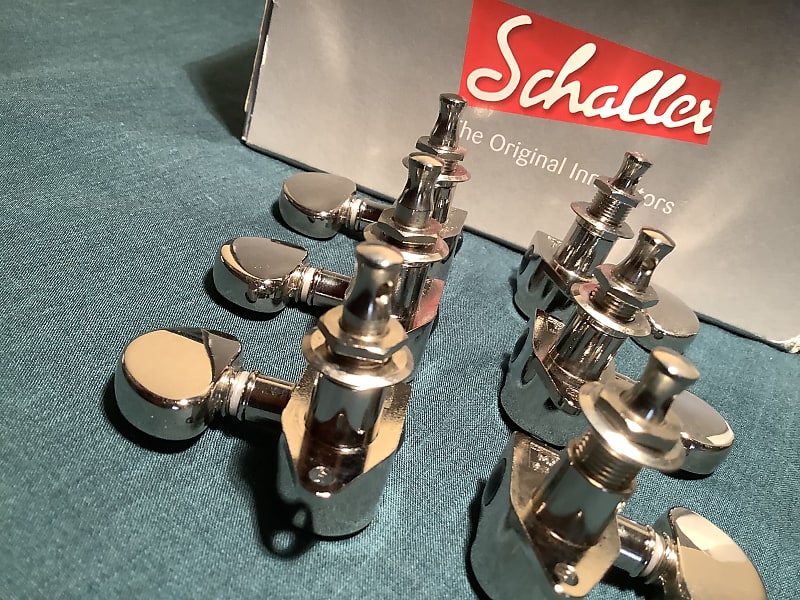 Schaller - Tuning Machines M6 Vintage 3+3 - Grover Style | Reverb