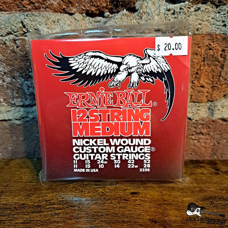 Ernie Ball 12-String | (11-52) Medium Nickel Wound Electric | Reverb