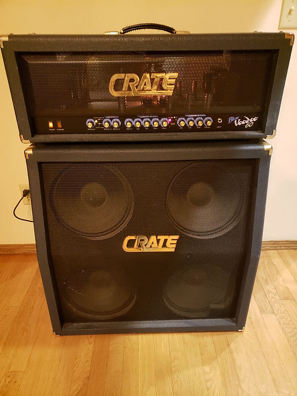 Crate Blue Voodoo Tube Amp Head & Cabinet Half Stack BV-60H | Reverb