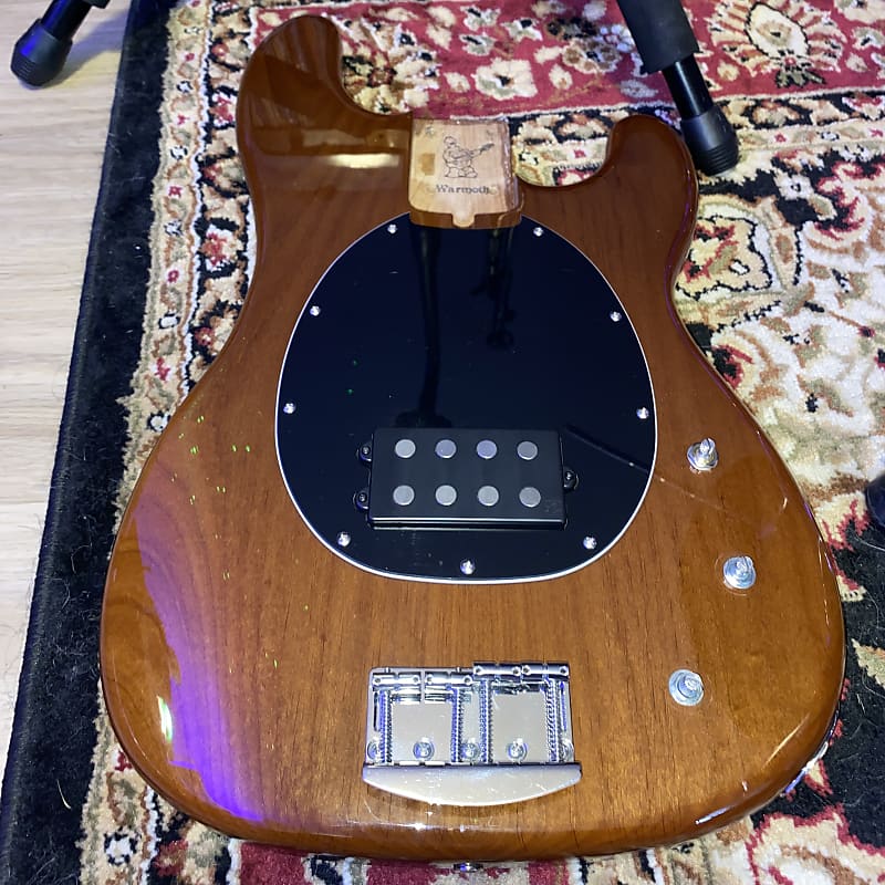 Warmoth Precision P "FendRay" Bass Body Roasted Alder | Reverb