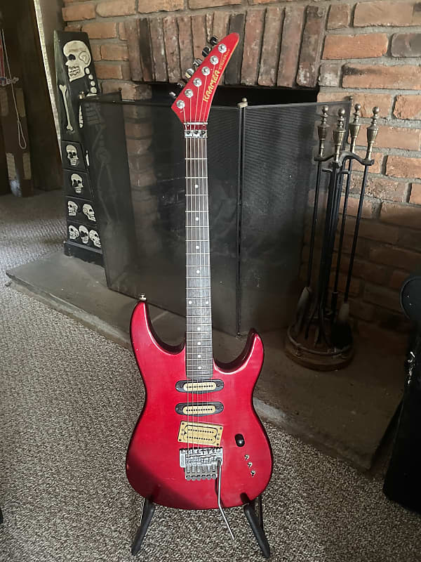 1986 Kramer Striker 600ST Candy Apple Red w/ HSC | Reverb