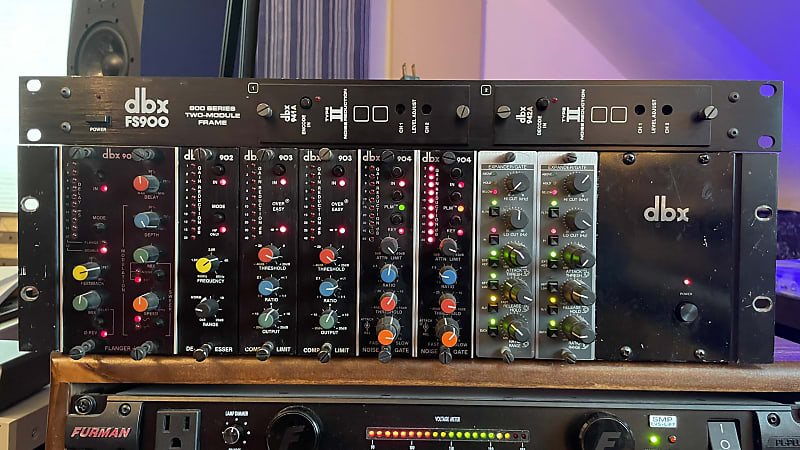 DBX 900 Series package including rare 906 flanger module and | Reverb