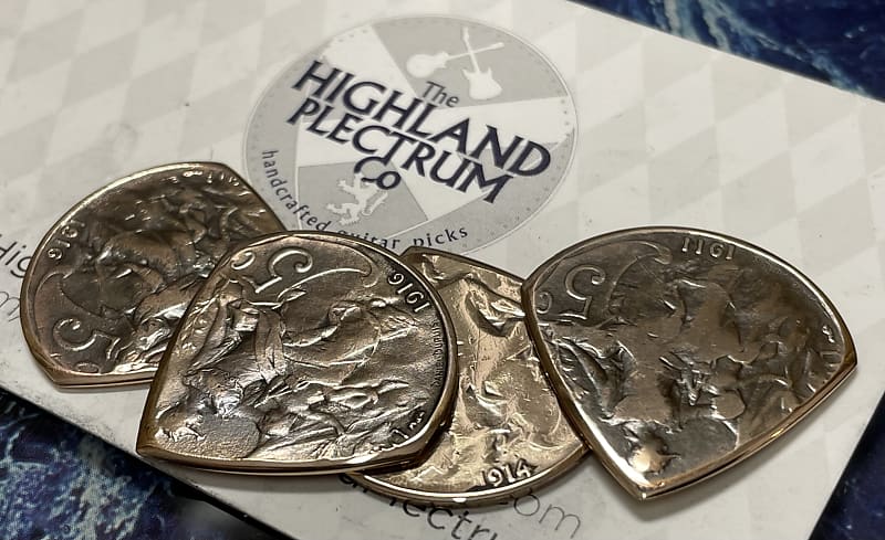 The Highland Plectrum Co. One 1911 French 5 Centimes Coin | Reverb