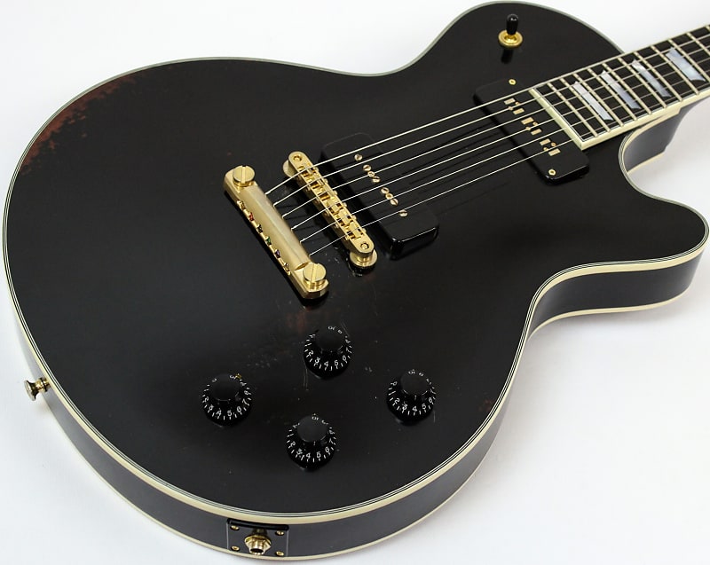 Eastman SB54/V-LTD-BK Solidbody Electric Guitar, Black | Reverb