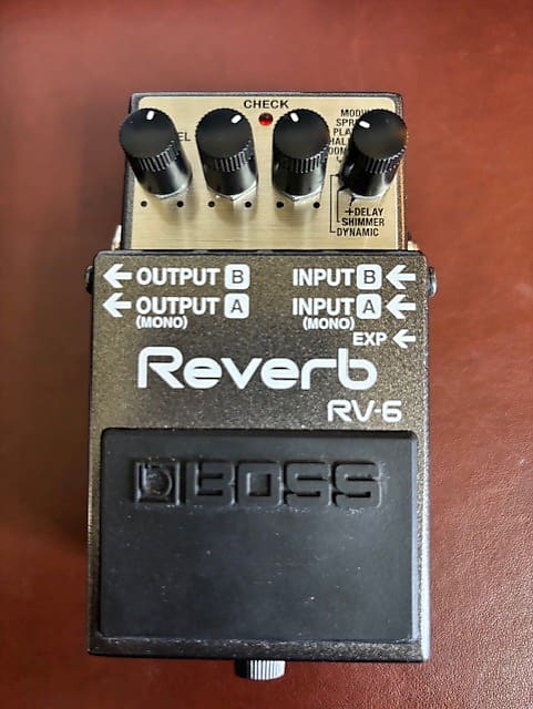 Excellent Boss RV-6 Reverb 2015 - Present - Silver | Reverb