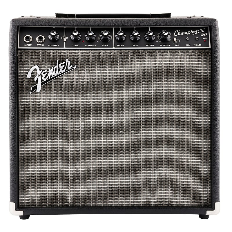 Fender Champion II 50-Watt 2-Channel 1x12" Guitar Combo Amp | Reverb