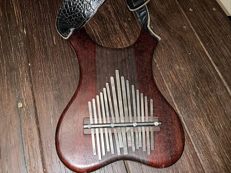Electric Mbira thumb piano with pickup Custom - Wood-Lucinda | Reverb