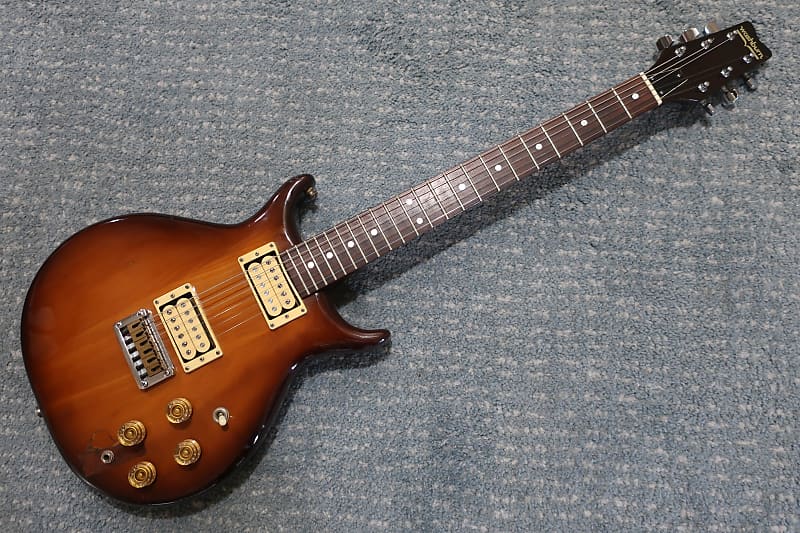 Vintage 1980s Washburn Falcon Raven Guitar MIJ Exceptional | Reverb