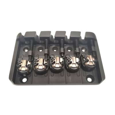 Ibanez Accu-Cast B505 5 Strings Bass Bridge - Black | Reverb