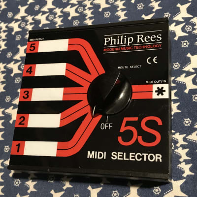 Philip Rees 5S Midi Selector (Midi Router/Switch) | Reverb