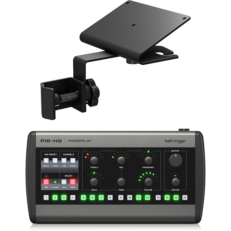 Behringer P16-HQ Powerplay Personal Mixer with P16-MB | Reverb