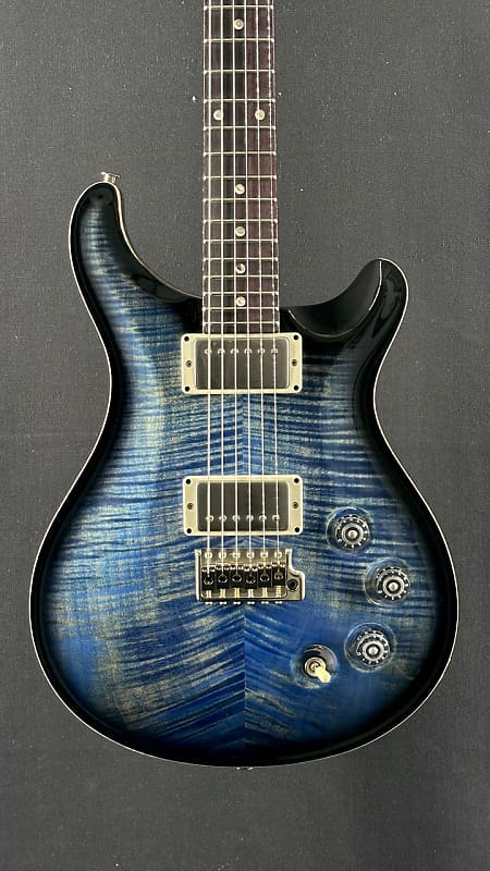 PRS DGT in Faded Blue Jean Smokeburst with Moon Inlays | Reverb